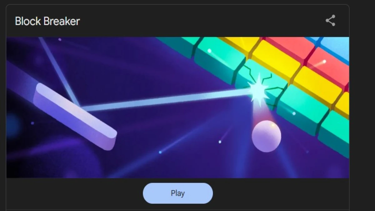 The google block breaker - Google’s Hidden Gaming Gem
