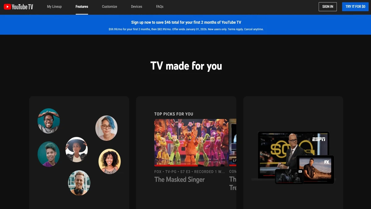 Enjoy youtube tv free trial for 30 Days or 3 Months – Here’s How